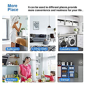 5-Tier Metal Shelving Unit, Heavy Duty Storage Shelves Hold 750LBS NSF Steel Organizer Wire Rack for Closet Basement Office Kitchen Laundry, 24" W x 14" D x 60" H- Black