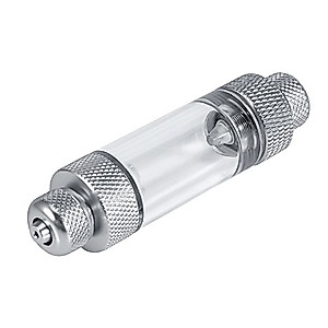 Aquarium Water Plant CO2 Bubble Counter Single/Double Head Non-Return Bubble Counter Fish Tank Tool (Double Head)