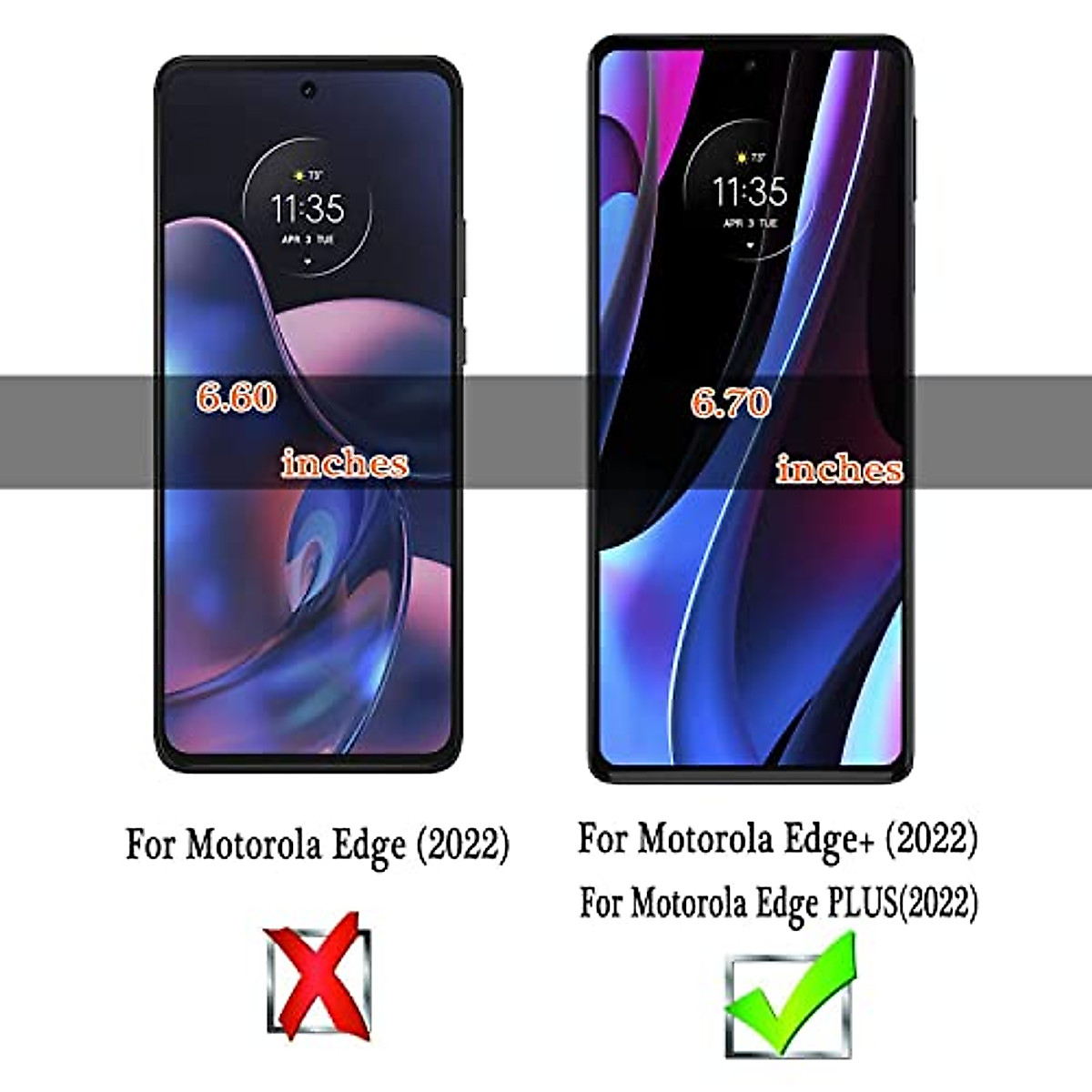 beukei (3 Pack) Compatible for for Motorola Edge+ / Plus (2022 Model Only) / Motorola Edge Plus 5G UW 2022 Screen Protector Tempered Glass, (6.7 inch) Anti Scratch, Bubble Free