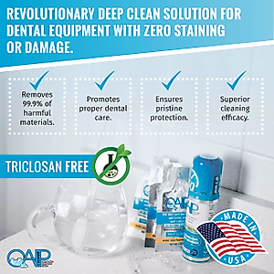 Orthodontic Cleaner by OAP Cleaner | Retainer Cleaner, Denture Cleaner, and Mouth Guard Cleaner | 60 Second Foam Cleanser | Paraben, Sulfate and Triclosan Free | 44.3 mL, 3 Bottles