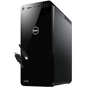 2020 Flagship Dell XPS 8930 Desktop Computer 9th Gen Intel Hexa-Core i5-9400 (Beats i7-7700HQ) 16GB RAM 1TB PCIe SSD 1TB HDD USB-C MaxxAudio WiFi HDMI Win 10 (Renewed)