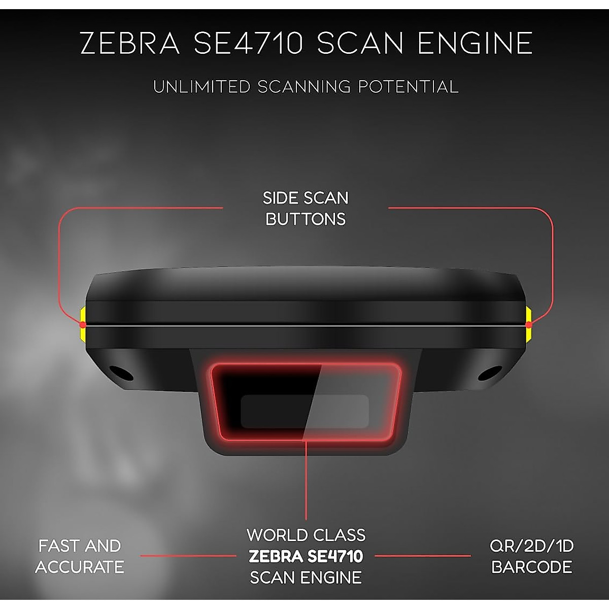 Chainway MC62 Wireless Android Barcode Scanner Handheld with Integrated Zebra 2D/1D/QR Code Reader, Android 13, Google Play, WiFi, NFC, GPS, Bluetooth, Keypad, for Inventory Scanning (Build Your Own)