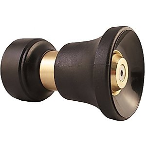 Dradco Heavy Duty Brass Fireman Style Hose Nozzle - Fits All Standard Garden Hoses - Best High Pressure Sprayer to Wash Your Car or Water Your Garden – Leak Proof - 30 Day No-Hassle Guarantee