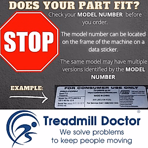 Treadmill Doctor Proform 400 GL/400 Gi Treadmill Running Belt Model# PFTL414040