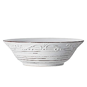 Pfaltzgraff Trellis, Serve Bowl, 9", White
