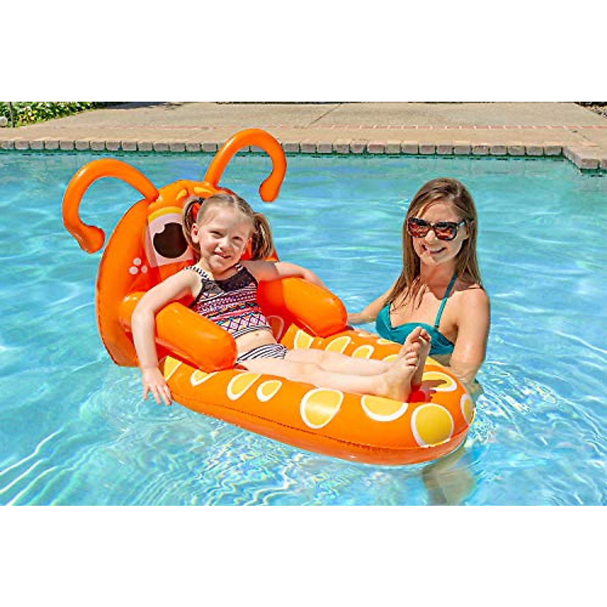 Poolmaster Waterbug Lounge Jr. Inflatable Swimming Pool Float