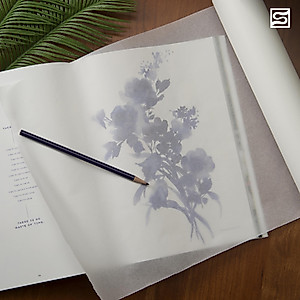 Bienfang Sketching & Tracing Paper Roll, White, 12 Inches x 50 Yards