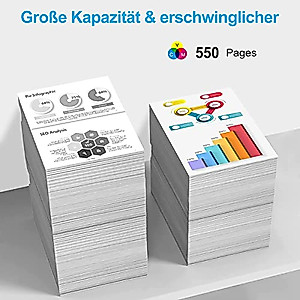 Jalada Compatible Ink Cartridge Replacement for Brother LC203 LC203XL LC201 LC201XL High Yield for Brother MFC-J460DW J480DW J485DW J680DW J880DW J885DW MFC-J4320DW J4420DW J4620DW Printer (8C 8M 8Y)