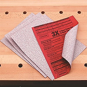 Norton Abrasives - St. Gobain, ProSand 9 in. x 11 in., Sanding Sheets 400G - 20 Pack