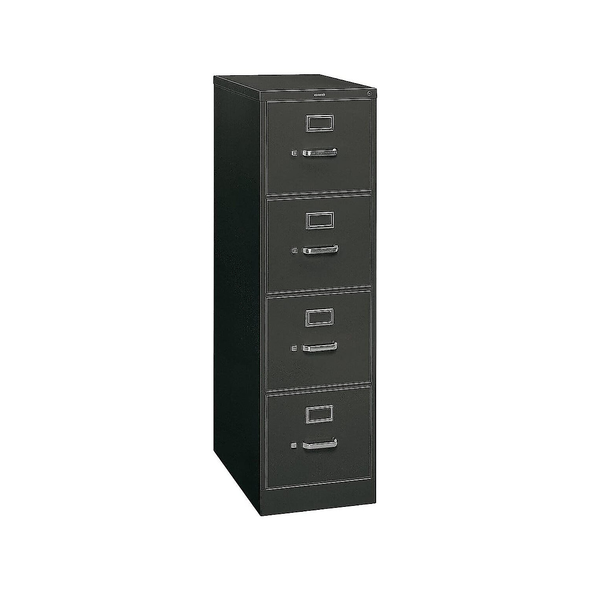 310 Series 15"W 4-Drawer Letter File Finish: Black