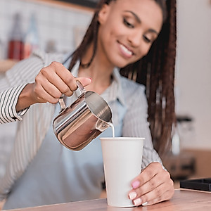 SheriffDrink 12 oz Paper Cups – White Coffee Paper Cups for Tea Water and Cocoa (50 ct)