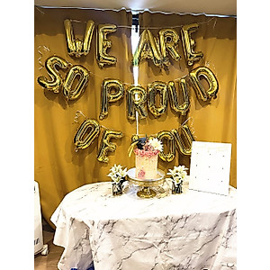 JeVenis We Are So Proud of You Balloon Graduation Banner Congratulations Banner Graduation Party Decorations Graduation Commencement Decoration
