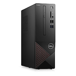 Dell Vostro 3681 Small Form Factor Desktop - Intel Core i3-10100 Upto 4.3 GHz, 16GB RAM, 256GB M.2 NVMe SSD, Intel UHD Graphics 630 4K Support, HDMI, VGA, Wi-Fi, Bluetooth - Windows 10 Pro (Renewed)