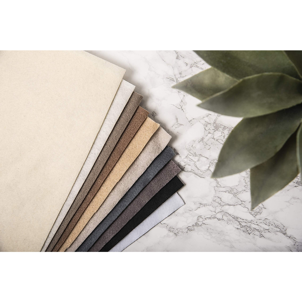 Sizzix Surfacez-Making Essential Felt Sheets 10PK (10 Colours Neutrals), Multicolour