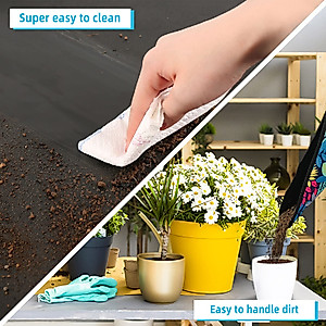 Repotting Mat for Plant Transplanting and Mess Control 29.5"x 29.5" Oxford Fabric Waterproof Potting Foldable Indoor Portable Gardening Tray Unique Gifts Lovers