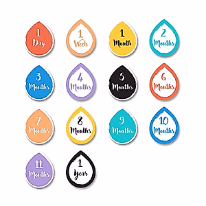 lulujo Baby First Year Milestone Blanket and Cards Set, A Dream Come True