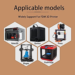 YXPOLYER PA6-CF Chopped Carbon Fiber Nylon Filament, 1.75mm Carbon Fiber Filament, 3D Filament Nylon Carbon Fiber, Lightweight high Strength Nylon Filament,1kg Spool,Black