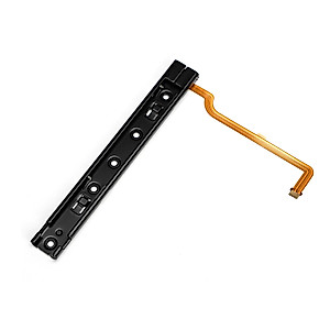 Avericht Replacement Left Slider Rail with Ribbon Cable for Nintendo Switch Console, Metal Slider Bracket Replacement Part. (Left)
