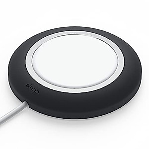 elago Charging Pad Compatible with MagSafe Charger, Compatible with iPhone 13, iPhone 12 Models, AirPods Pro & AirPods 3 - Magnetic Charger Holder, Anti-Slip [Black] [Magsafe Charger Not Included]