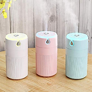 LEIGONG Desktop Portable Mini Air Purifier, Remove 99.97% Smoke Dust,Secondhand Smoke, Multipurpose Air Cleaner for Home, Bedroom, Office Car(Pink)