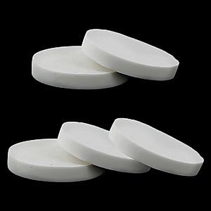 AKOAK 20pcs Round Make Up Facial Face Soft Sponge Cosmetic Puff Women Lady Beauty Makeup Foundation Powder Puff (WHITE COLOR/20)