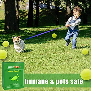 SEEKBIT Snake Away Repellent for Outdoors Indoor, Snake Repellent for Yard Lawn Garden Camping Fishing for Repelling Snakes Rats and Other Pests (5pack)