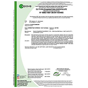 BLACK DIAMOND Equipment Momentum Harness - Kid'S Full Body - Azul