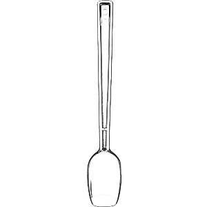 Carlisle FoodService Products CFS 447007 Solid Buffet / Salad Serving Spoon, 0.8 oz, Clear