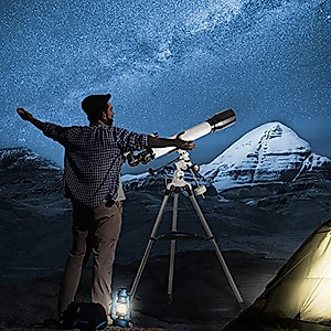 Telescopes for Adults, 70mm Aperture and 700mm Focal Length Professional Astronomy Refractor Telescope for Kids and Beginners - with EQ Mount, 2 Plossl Eyepieces and Smartphone Adapter