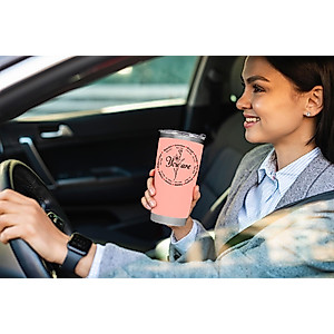 SOULVIBE Christian Gifts for Women - Religious Gifts for Women Faith - Mothers Day Gifts - Christmas Gifts for Women, Mom, Grandma, Sister, Auntie - You Are Beautiful - 20Oz Tumbler, Pink