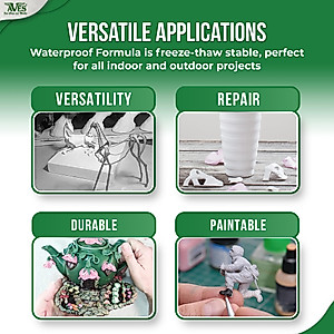 Apoxie Sculpt - 2 Part Modeling Compound (A & B) - 1 Pound, White/Stone White