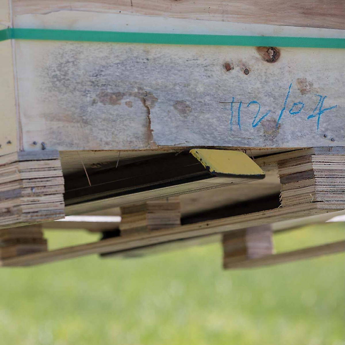 Titan Attachments Light-Duty 43" Clamp-On Pallet Forks, 30" x 3" Fork Length, Rated 1,500 LB, Easy to Install on Loader or Skid Steer Bucket