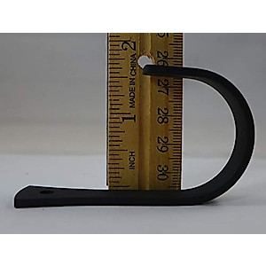 KPAVIR Set of 4 Wrought Iron Coat or Towel Hooks