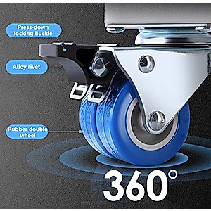Washing machine stand with 4 Feet and 4x2 wheels, mini fridge stand, Adjustable appliance rollers stand for Washing Machine mover and refrigerator wheels