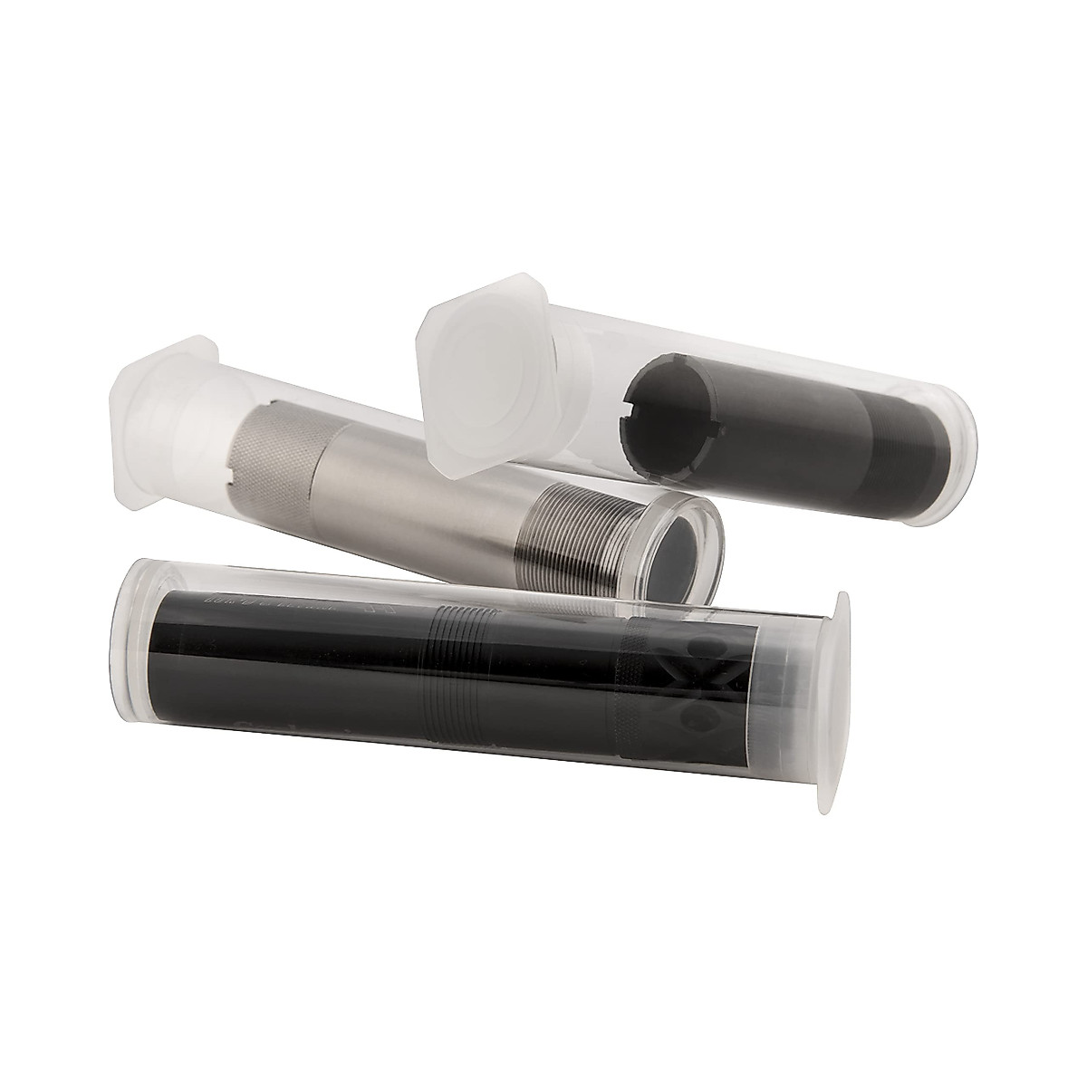 Allen Company Choke Tube Vials, 12-Gauge Chokes & Samller, 3-Pack, Clear