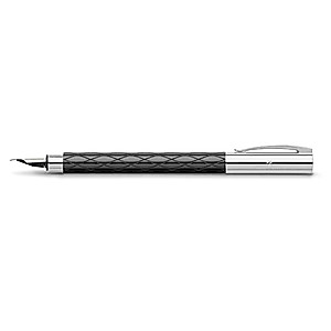 Faber-Castell Ambition Fountain Pen, Rhombus Black - Medium