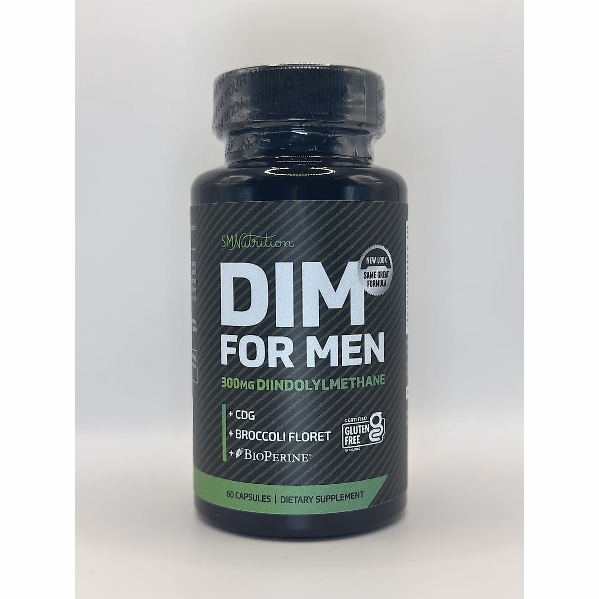 DIM 300mg for Men, Estrogen Blocker & Aromatase Inhibitor | Extra Strength Men’s Hormone Balance & Wellness Support Supplement with Diindolylmethane Plus CDG & Sulforaphane | Gluten-Free | 60 Ct.