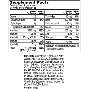 One A Day Men’s Multivitamin Gummies, Multivitamin for Men with Vitamin A, C, D, E, Calcium & More To Support Healthy Muscle Function, Gummies, 170 Count