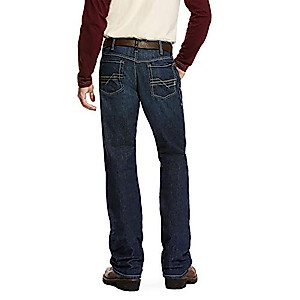 Ariat Male FR M4 Relaxed DuraStretch Lineup Stackable Straight Leg Jean Platinum 32W x 36L