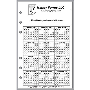 2023 Weekly & Monthly Planner for Compact Size notebooks by Franklin-Covey Compact Size, and Others. 1 Page Per Week, 2 Pages Per Month, Week Starts on Monday. Style D, with Lines.
