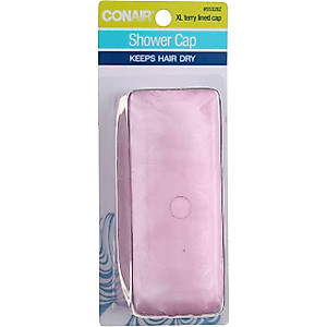 Conair Terry Lined Showercap, 2.4 Ounce
