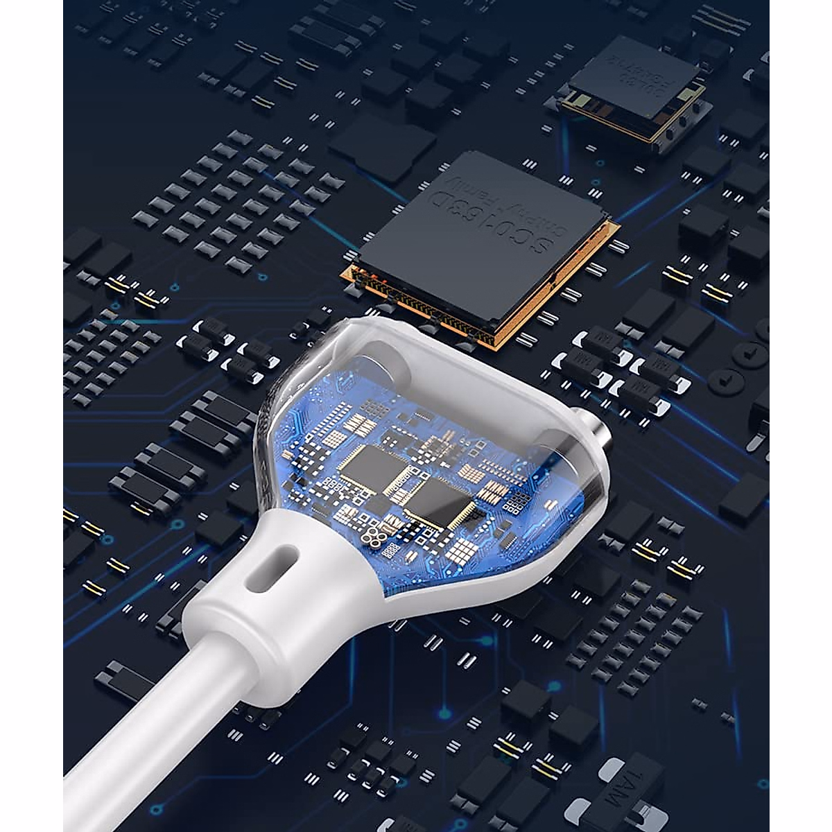 Accessonico Magnetic USB Charger DC Cable Replacement Charging Magnet Cord (6mm/0.24in) 3.3ft