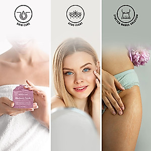 MAJESTIC PURE Blueberry Body Scrub, with Collagen, Stem Cell & Biotin - Exfoliating Body Scrub to Exfoliate, Smooth & Moisturize Skin - Deep Cleansing & Hydrating, Skin Care for Men and Women - 10 oz