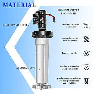 3310423.209U Torsion Assembly Rh Black for 9100 Series Awning Extension Motor 12V DC Replacement for DOMETIC 3310423.209U