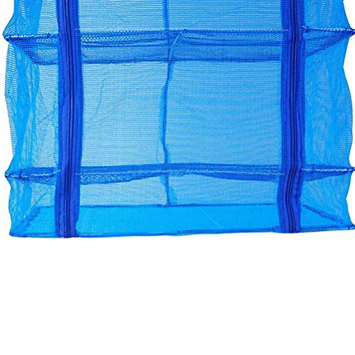 House Plants Outdoor Food Screen Foldable Drying Net Hanging Mesh Dryer Square Hanging Mesh Dryer for Shrimp Fish Fruit Vegetables (Four-Layer 66X40X40cm with Buckle) Drying Rack Clothing