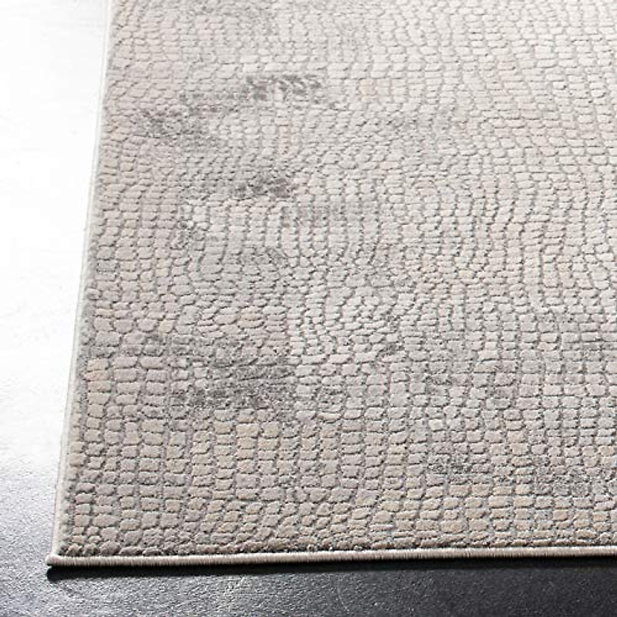SAFAVIEH Meadow Collection 5'3" x 7'6" TaupeGrey MDW184E Modern Abstract Area Rug
