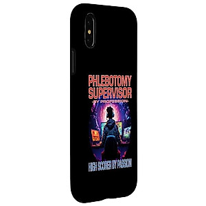iPhone X/XS Phlebotomy Supervisor Funny Gamer - Fun Pun Gaming Case