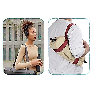 PATIKIL 126cmx3.8cm Roller Skate Leash, 2 Pack Adjustable Ski Boots Carrier Strap for Ski Boots, Roller Skates, Snowboard Boots, Yoga Mats, Bright Pink