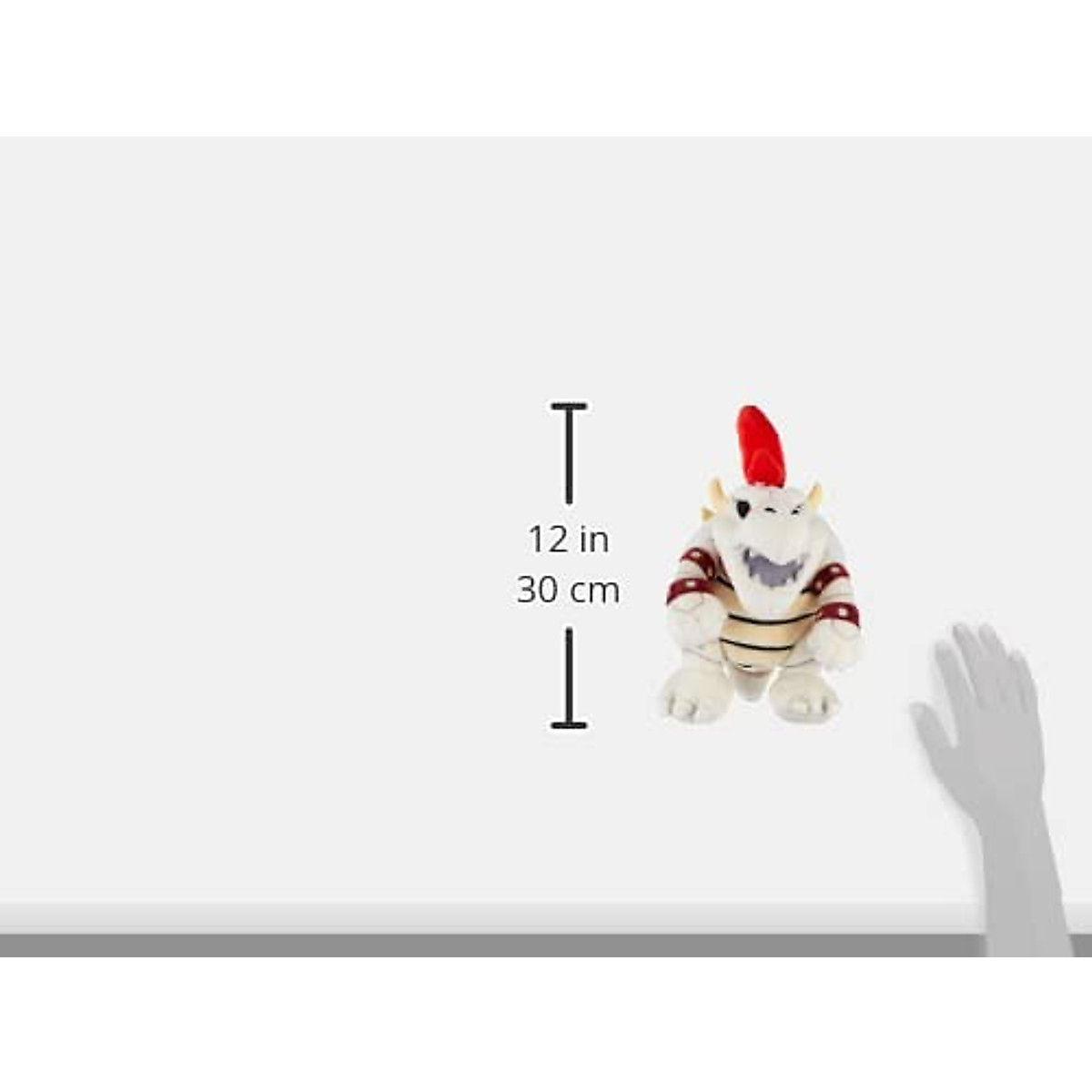 Little Buddy 1727 Super Mario All Star Collection Dry Bowser Plush, 10"