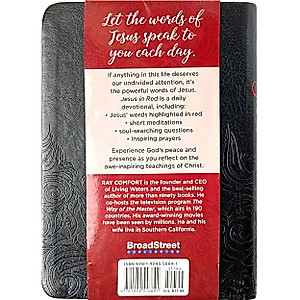 Jesus in Red: 365 Meditations on the Words of Jesus (Imitation Leather) – Daily Motivational Devotions for All Ages, Authored by Ray Comfort, Perfect ... Family, Birthdays, Holidays, and More.